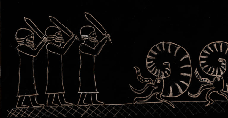 NEWLY DISCOVERED RELIEF DEPICTS JEPHTHAH’S ISRAELITE ARMY BATTLING THE ...